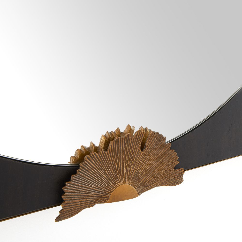 WMI44 - Envy Mirror - Antique Brass, Iron