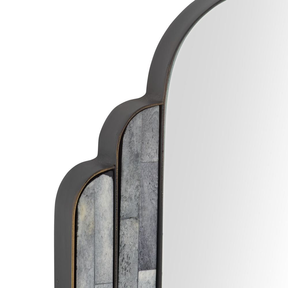 WMI81 - Iyla Mirror - Gray Bone Inlay