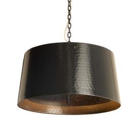 42466 - Anderson Small Pendant - English Bronze, Perforated Metal Diffuser